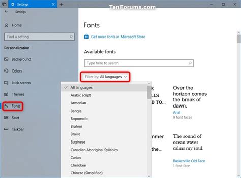 Change Default System Font In Windows Page Tutorials