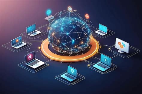Smart Connectivity IoT And Secure Network Communication Premium AI