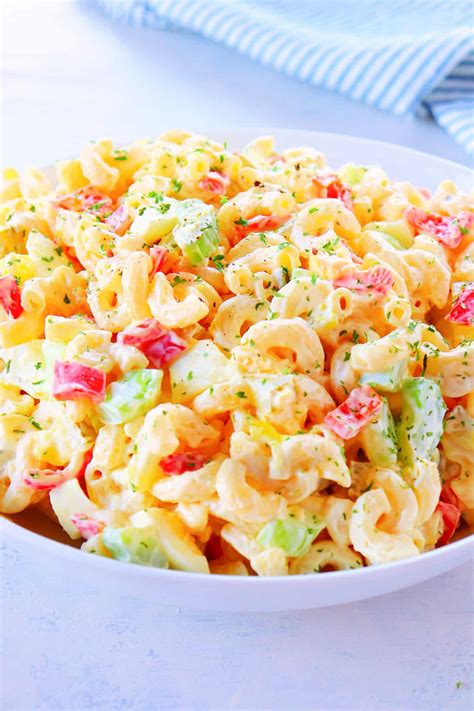 Easy Macaroni Salad Recipe Mayonnaise