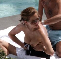 Melissa Theuriau Poolside Oops Candids In France