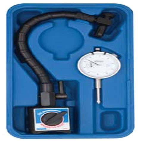 Flex Arm Base And White Face Dial Indicator Combo By Fowler High Precision