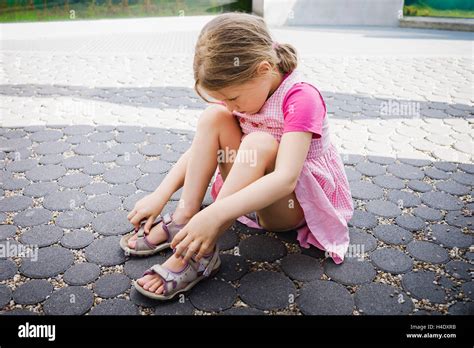 Girl Wearing Sandals Sale