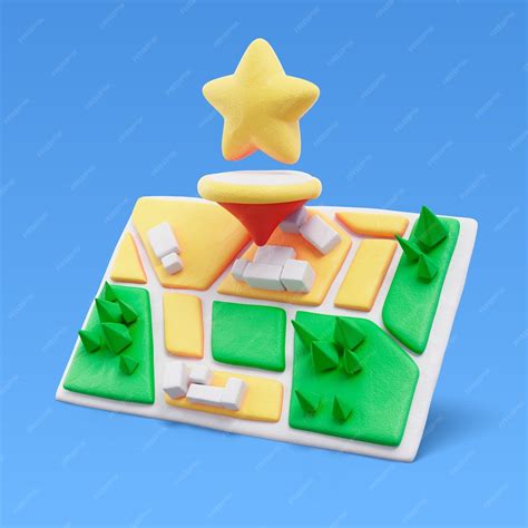 핀 위치 아이콘의 3d 렌더링 무료 Psd 파일