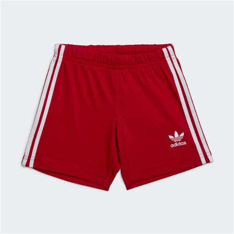 👕 Adidas Trefoil Shorts Tee Set Red Free Shipping With Adiclub Adidas Us 👕