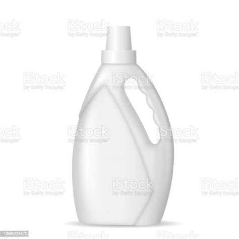 액체 세탁 세제 직물 연화제 식기 세척 화학 물질에 대한 현실적인 흰색 플라스틱 병 3차원 형태에 대한 스톡 벡터 아트 및 기타 이미지 3차원 형태 가사 집안일 가정