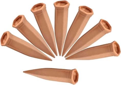 Julias 8 Pcs Vacation Plant Waterer Terracotta Plant