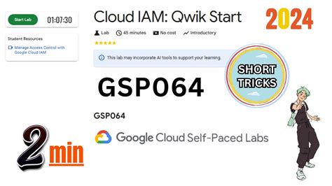 Cloud Iam Qwik Start Qwiklabs Gsp064 Lab Solution Qwiklab