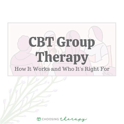 What Is Group Cbt Therapy And Is It Right For Me