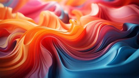 Premium Ai Image Abstract Colorful Fractal Texture