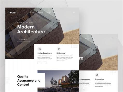 Architecture Website Design By Ahsan Raz 👑 On Dribbble