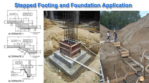 Stepped Concrete Footing Design