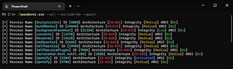 Wanderer An Open Source Process Injection Enumeration Tool Written In C