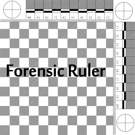 Premium Vector Forensic Ruler Csi