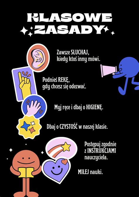 Szablony i wzory plakatów edukacyjnych