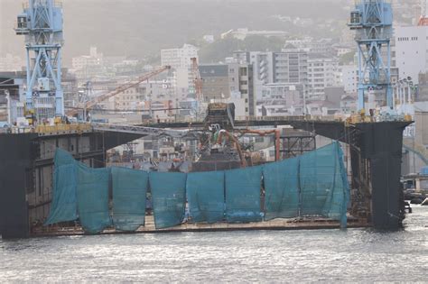 のーびす On Twitter 神戸 川崎重工業造船所 海上自衛隊の最新鋭潜水艦たいげい型。 建造中のものは名前はまだ決まってないはず