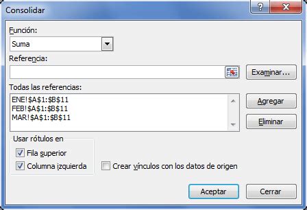 Consolidar Datos En Excel Excel Total