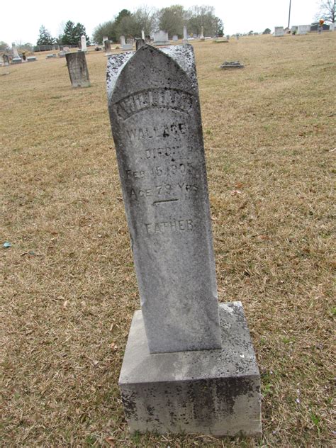 William Thomas Wallace Sr 1825 1905 Find A Grave Memorial