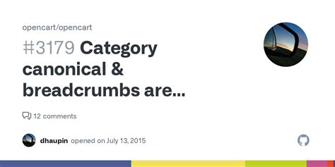 Category Canonical Breadcrumbs Are Incorrect Generate From Found
