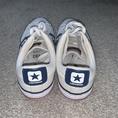 Converse Mens White Trainers Depop