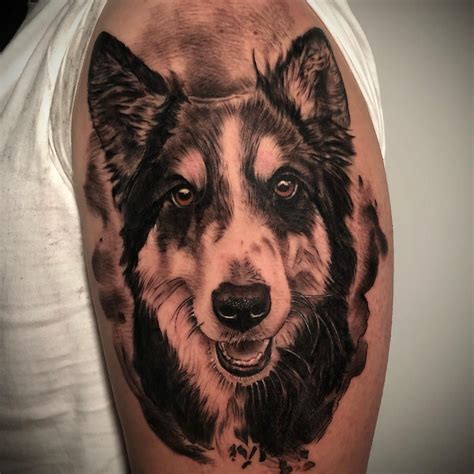Border Collie Tattoo