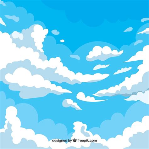 Cloudy Sky Vector Wallpapers 454 Thousand Cloudy Sky Illustration