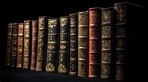 Premium Ai Image Number Of Old Ancient Books Library Of Knowledge