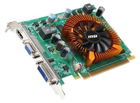 Характеристики Видеокарта MSI NVIDIA GeForce GT 220 1ГБ DDR2, Ret ...