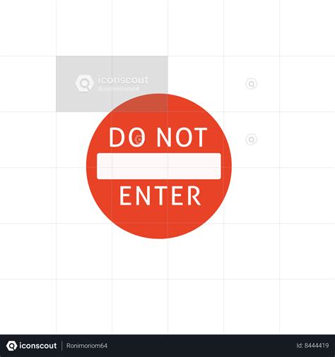 Do Not Enter Animation By Ronimoriom64 Lottiefiles