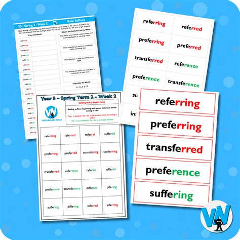Whole School Spelling System Year 4 Vocabulary Ninja