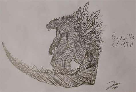 How To Draw Earth Godzilla