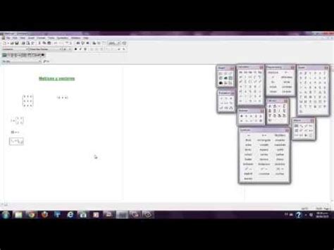 Tutorial Mathcad Matrices Y Vectores YouTube