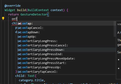 Flutter Multi Screen App GridView Tappable