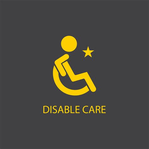 discapacitados icono ilustración aislado vector señal símbolo Vector en Vecteezy