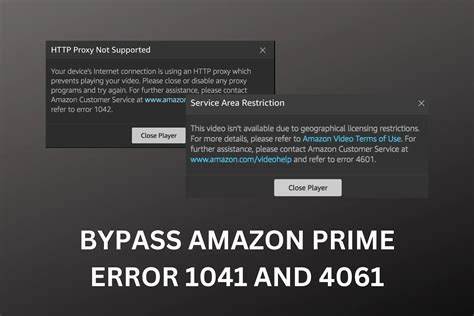 Amazon Error 1042 And Amazon Error 4601 Easy Fix