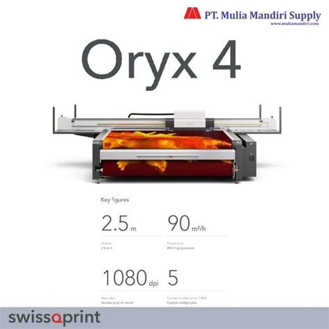 Jual Swissqprint Uv Led Flatbed Printer Oryx 4 Jakarta Utara