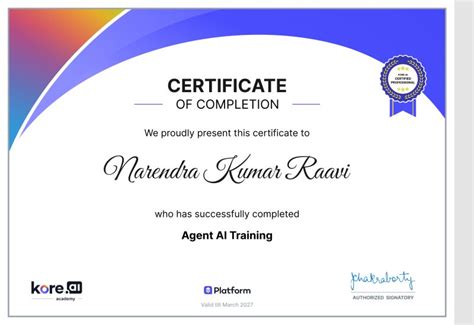 🚀 Excited To Share That I Have Successfully Completed The Agent Ai