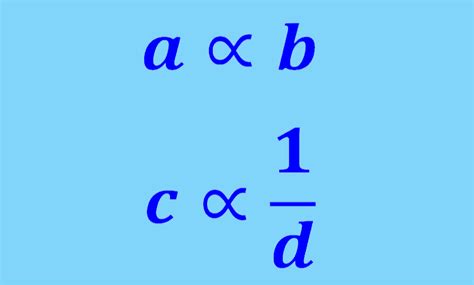 Direct And Inverse Proportionality With Examples Neurochispas