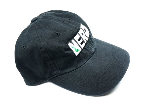 Embroidered Nerd Logo Baseball Cap Front Embroidery New England
