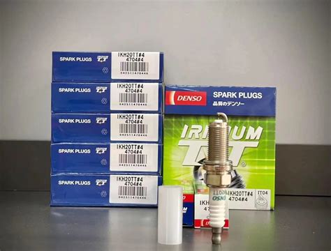 For Denso 4704 Ikh20tt Iridium Spark Plug Oem 90919-01247 90919-01191 ...