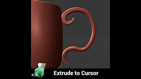 Blender Secrets Model Using Extrude To Cursor Youtube