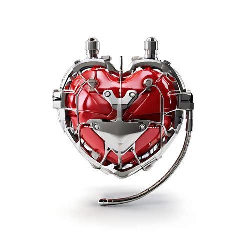 Photo Of Ventricular Assist Device Vad Isolated On White Glossy Background Premium Ai
