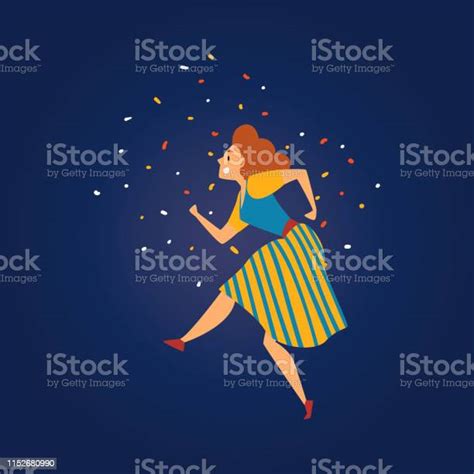 페 스타 Junina 전통적인 브라질 6 월 축제 아름 다운 소녀 춤 밤에 민속 파티 벡터 일러스트 6월에 대한 스톡 벡터 아트 및 기타 이미지 Istock