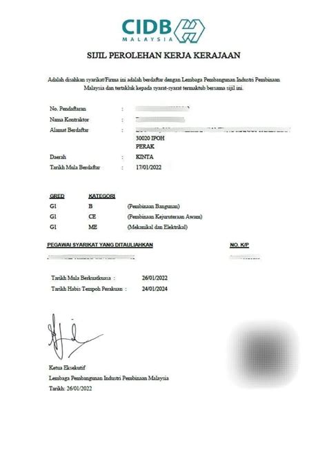 What Is Cidb Contractor License