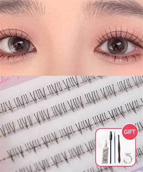 아이하라 언더 벌크슬림 속눈썹세트 언더속눈썹 대용량 자연스러운 셀프연장 가닥 속눈썹 에이블리