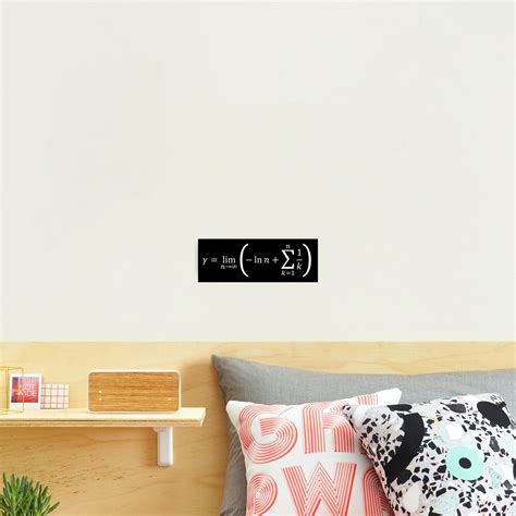 Euler Constant Calculus And Math Poster For Sale By ScienceCorner
