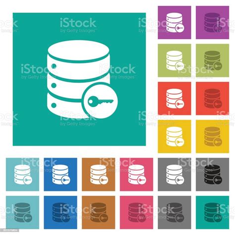 보안 데이터베이스 평방 플랫 멀티 컬러 아이콘 0명에 대한 스톡 벡터 아트 및 기타 이미지 0명 Sql 각도 Istock