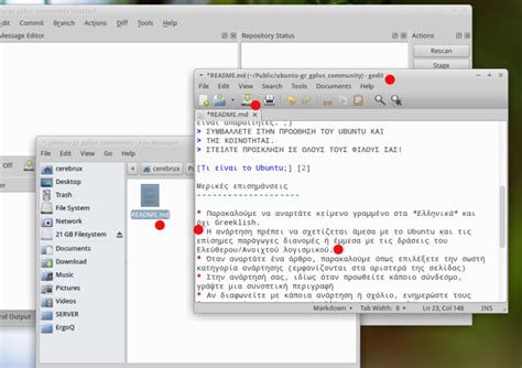 Github Step By Step Management Of Github With Git Cola Gui Cerebrux