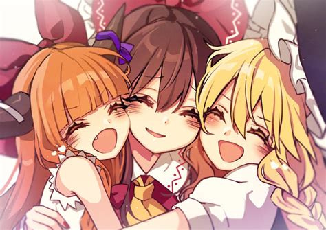 Group Hug Touhou Cutelittlefangs