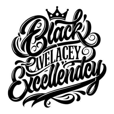 A Black And White Poster That Says Quot Black And White Quot Premium
