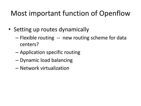 PPT SDN And Openflow PowerPoint Presentation Free Download ID